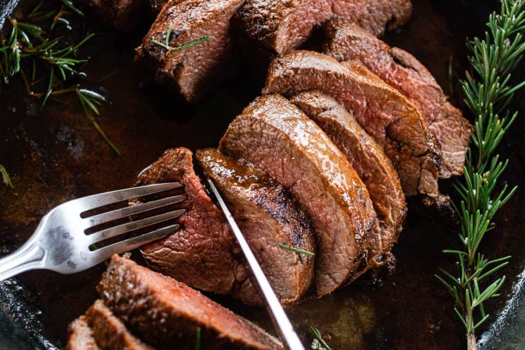 The Best Venison Tenderloin Recipe - Cast Iron Skillet Cooking