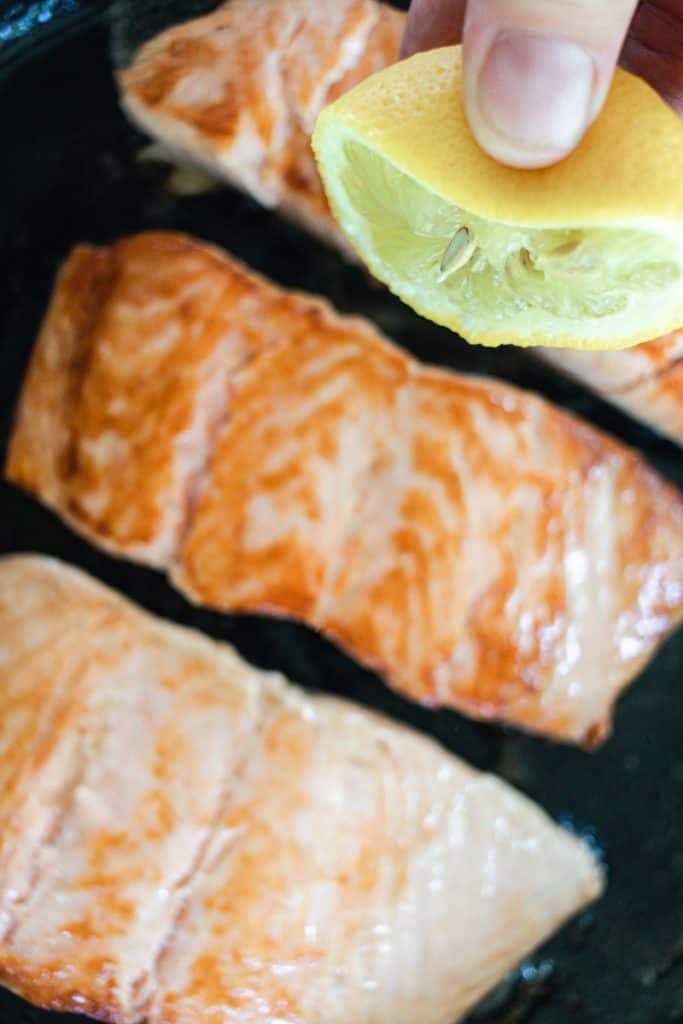 Pan-Seared Dry Brine Salmon - Cast Iron Skillet Cooking