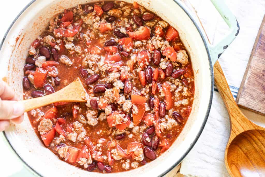 How to Make the Best Ground Pork Chili Recipe - Cast Iron Skillet Cooking