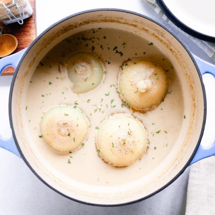 How to Boil Onions to Create a Delicious and Creamy Broth - Cast Iron ...
