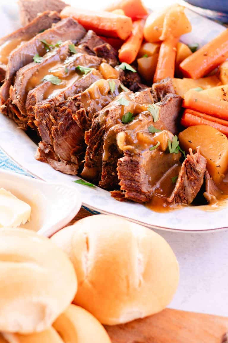 Moose Roast With Gravy - Cast Iron Skillet Cooking