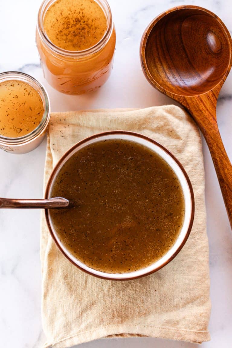 Oxtail Bone Broth - Cast Iron Skillet Cooking