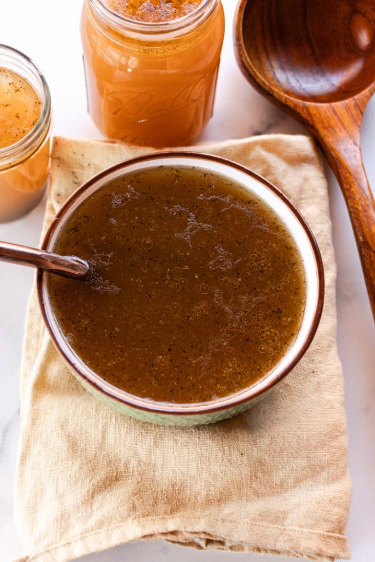 Oxtail Bone Broth - Cast Iron Skillet Cooking