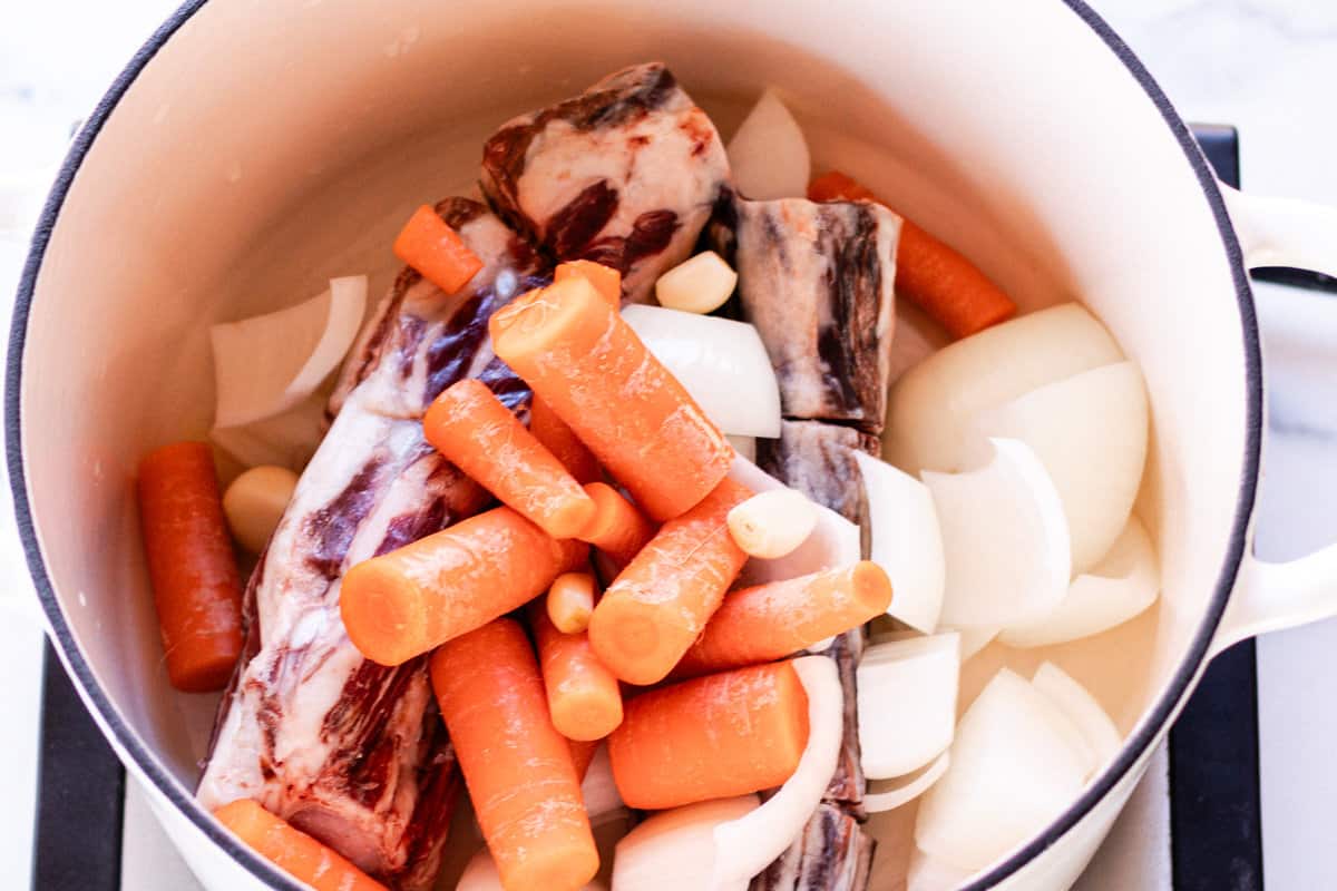 Oxtail Bone Broth - Cast Iron Skillet Cooking