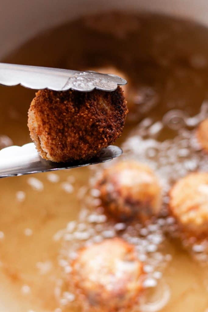 My Favorite Battered and Deep Fried Meatballs - Cast Iron Skillet Cooking