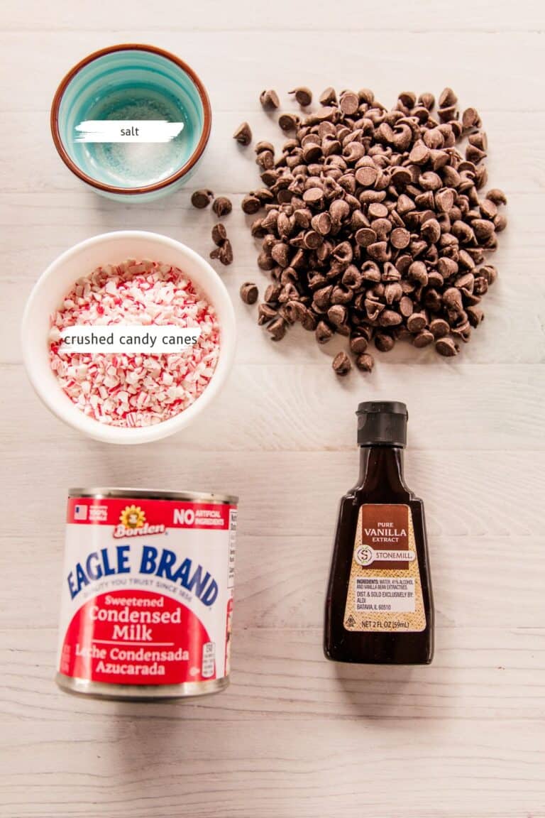 Candy Cane Christmas Fudge - Cast Iron Skillet Cooking