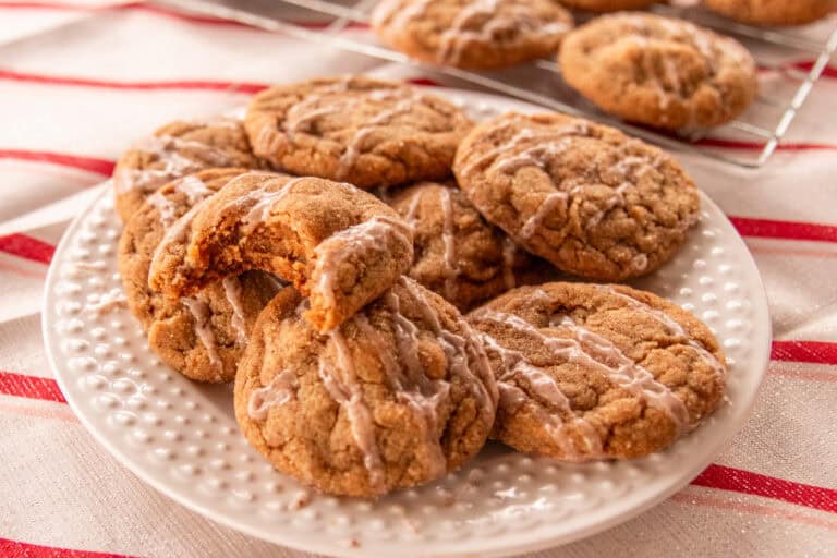 Iced Ginger Cookies - Cast Iron Skillet Cooking