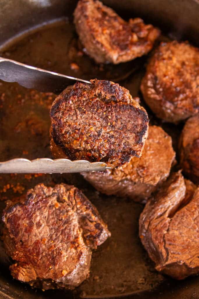 Pan-Seared Venison Medallions - Cast Iron Skillet Cooking