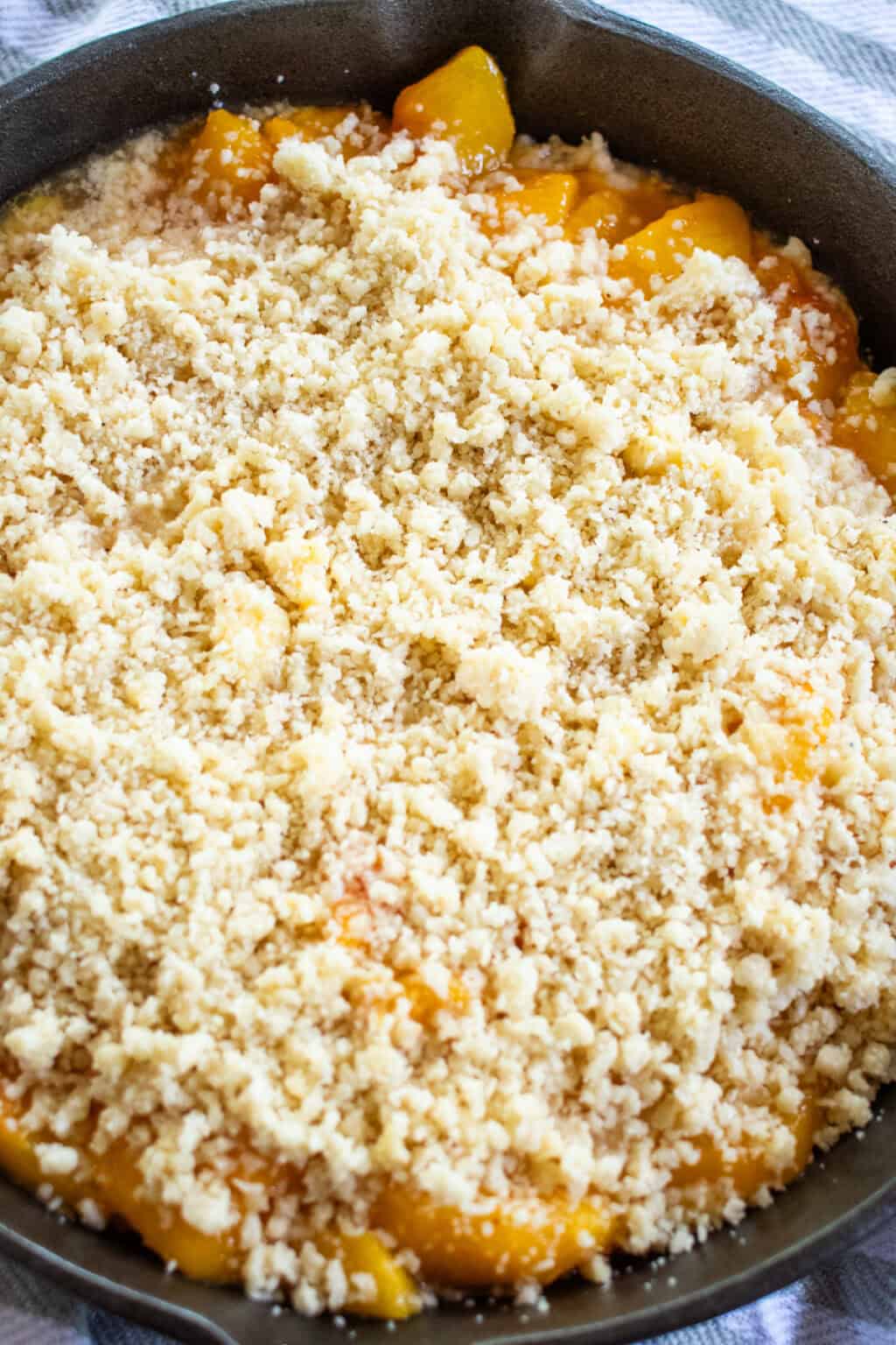 Cast Iron Peach Cobbler - Cast Iron Skillet Cooking
