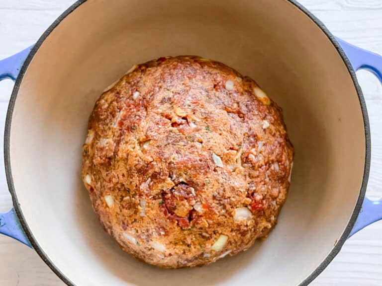 Dutch Oven Meatloaf - Cast Iron Skillet Cooking