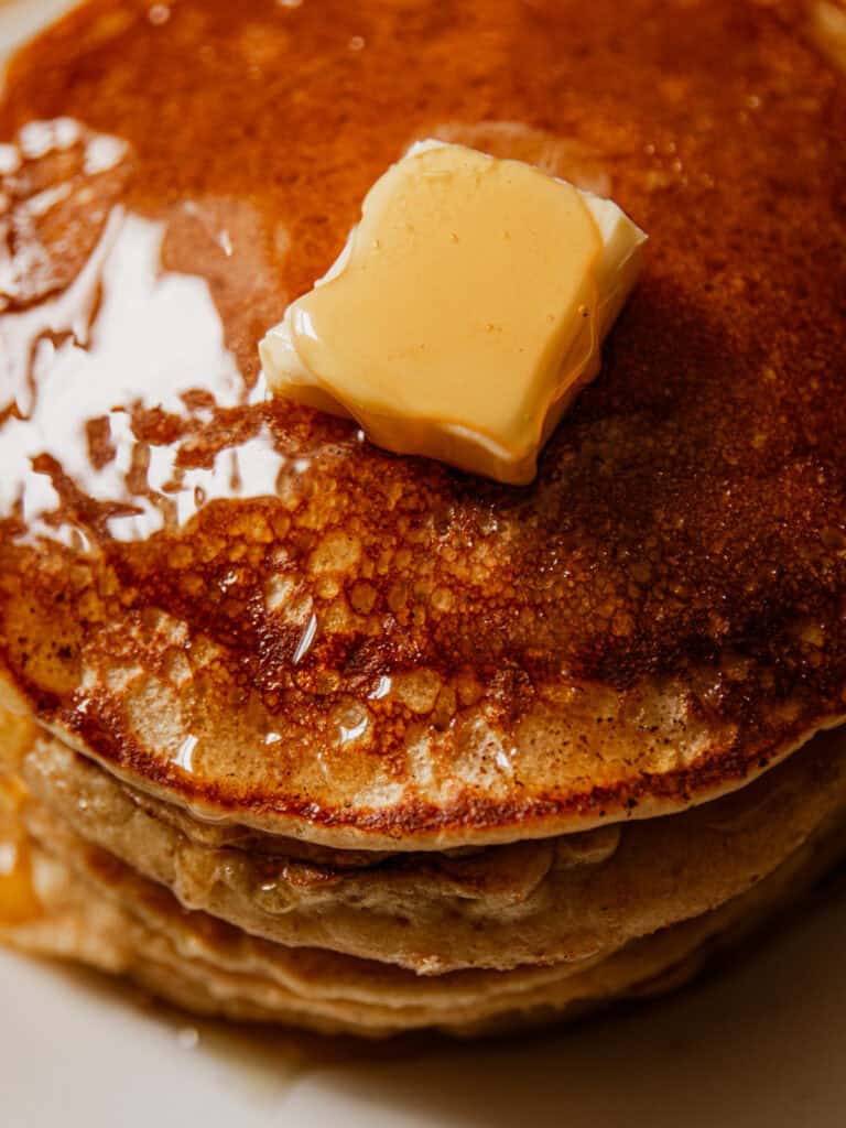 Homemade Pancakes with Freshly Milled Flour - Cast Iron Skillet Cooking