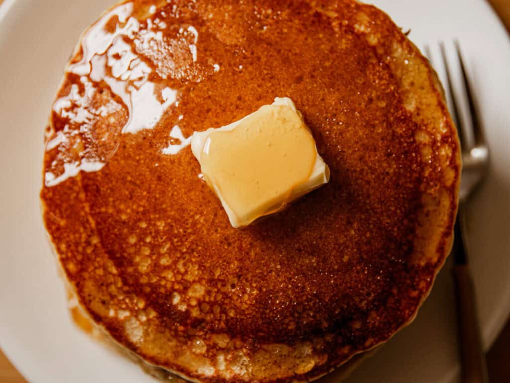 Homemade Pancakes with Freshly Milled Flour - Cast Iron Skillet Cooking