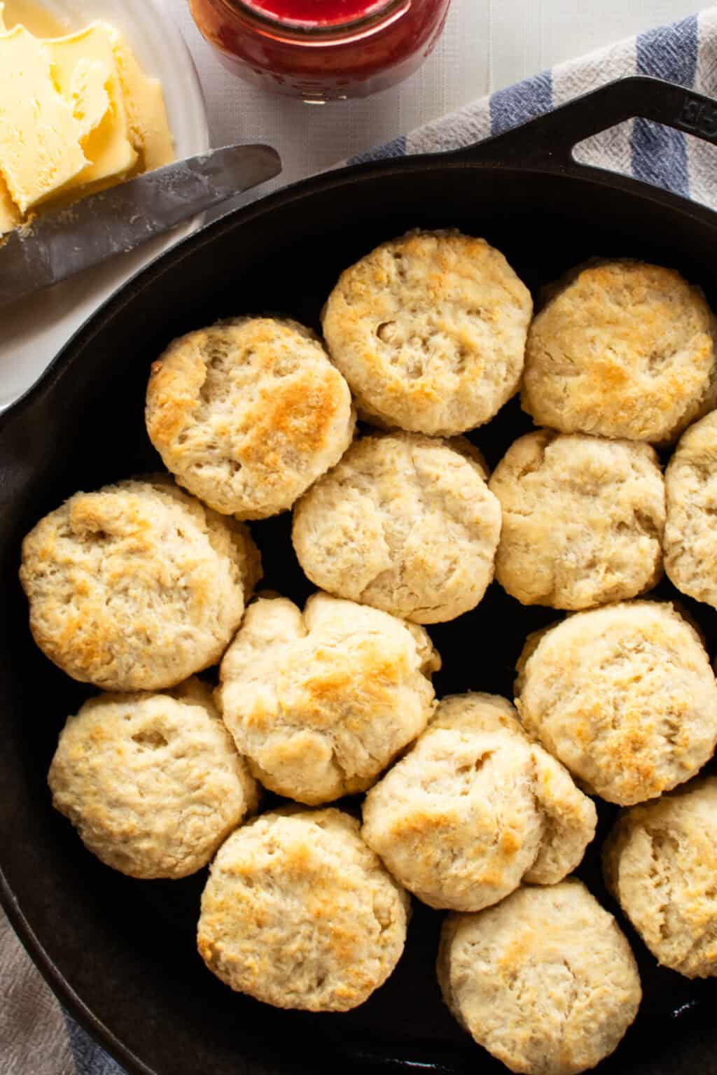 Cast Iron Biscuits - Cast Iron Skillet Cooking