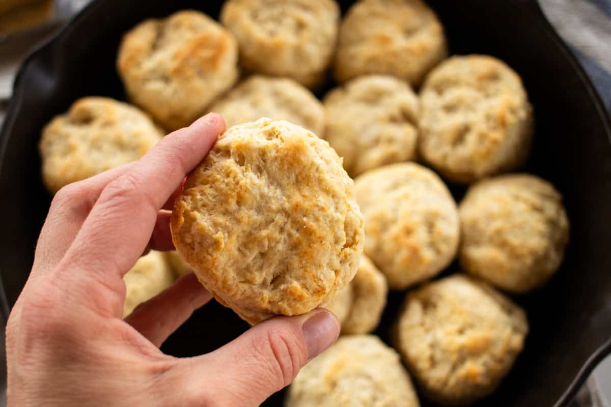 Cast Iron Biscuits - Cast Iron Skillet Cooking
