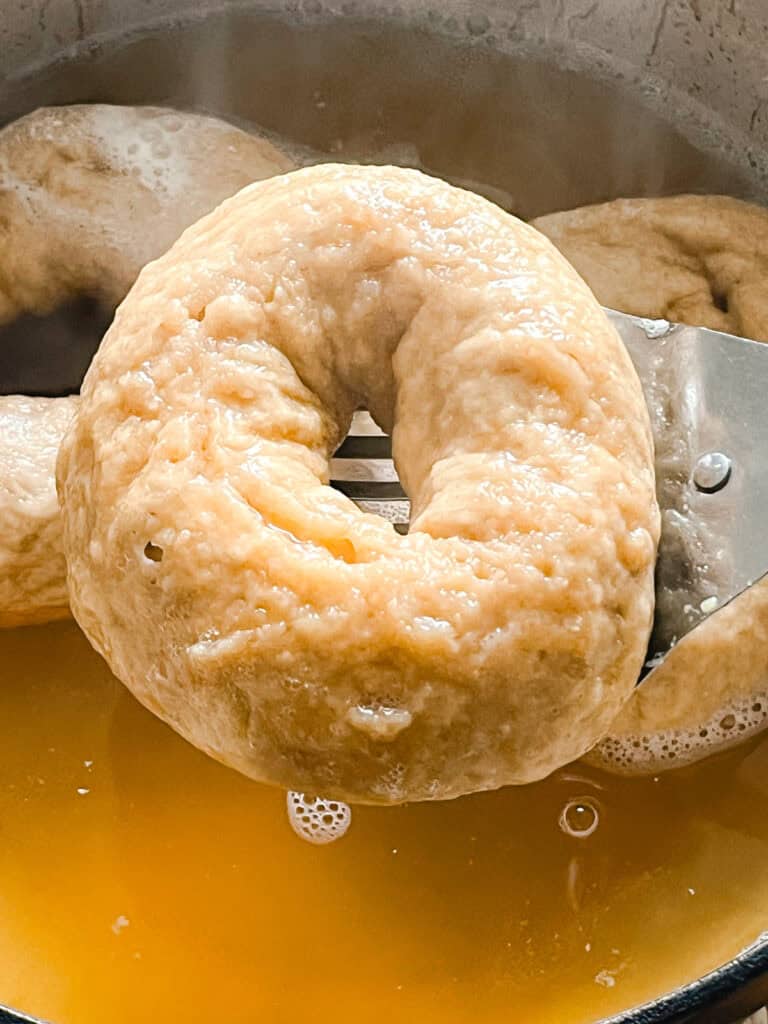 Fresh Milled Whole Grain Bagel Recipe - Cast Iron Skillet Cooking