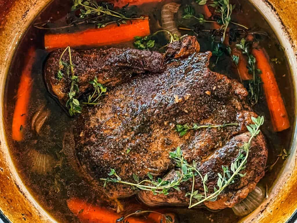 Arm Roast Recipe - Cast Iron Skillet Cooking