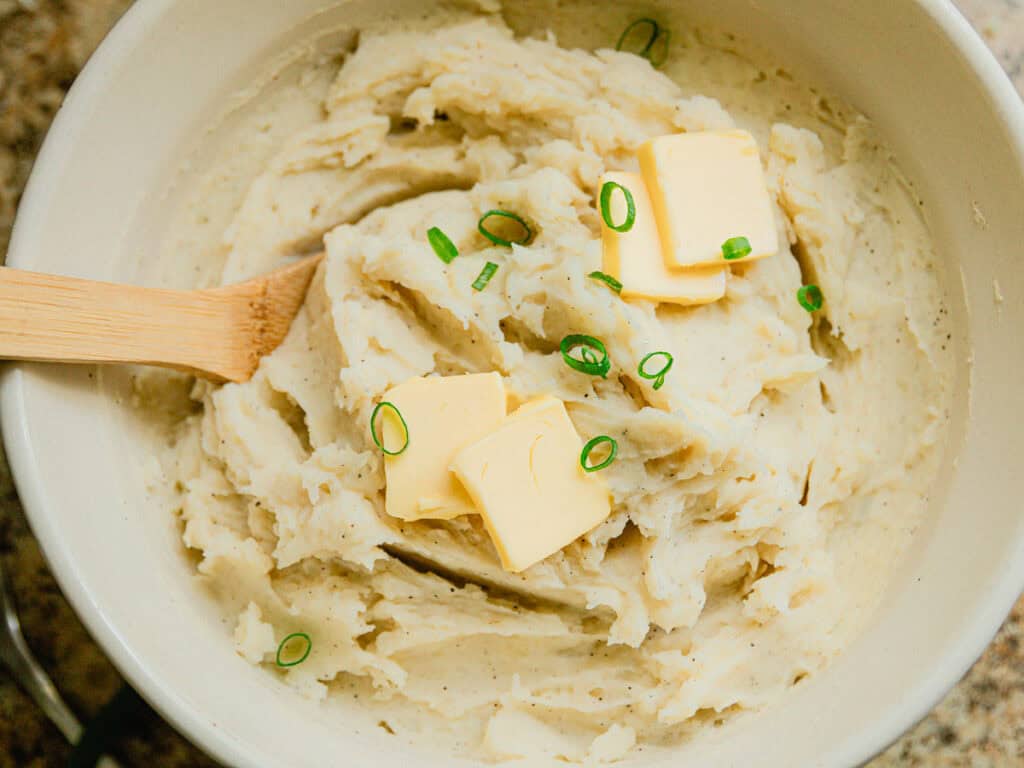 Dutch Oven Mashed Potatoes - Cast Iron Skillet Cooking