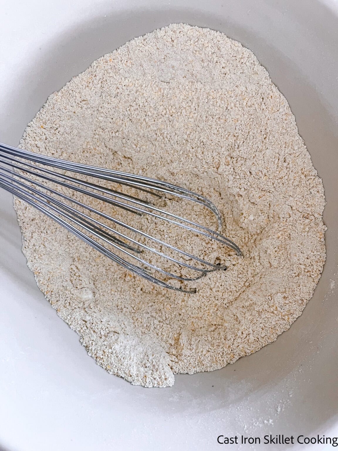Cornbread with Freshly Milled Flour - Cast Iron Skillet Cooking