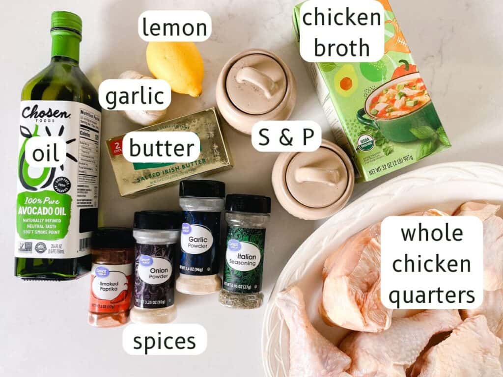 Roasted Chicken Quarters - Cast Iron Skillet Cooking